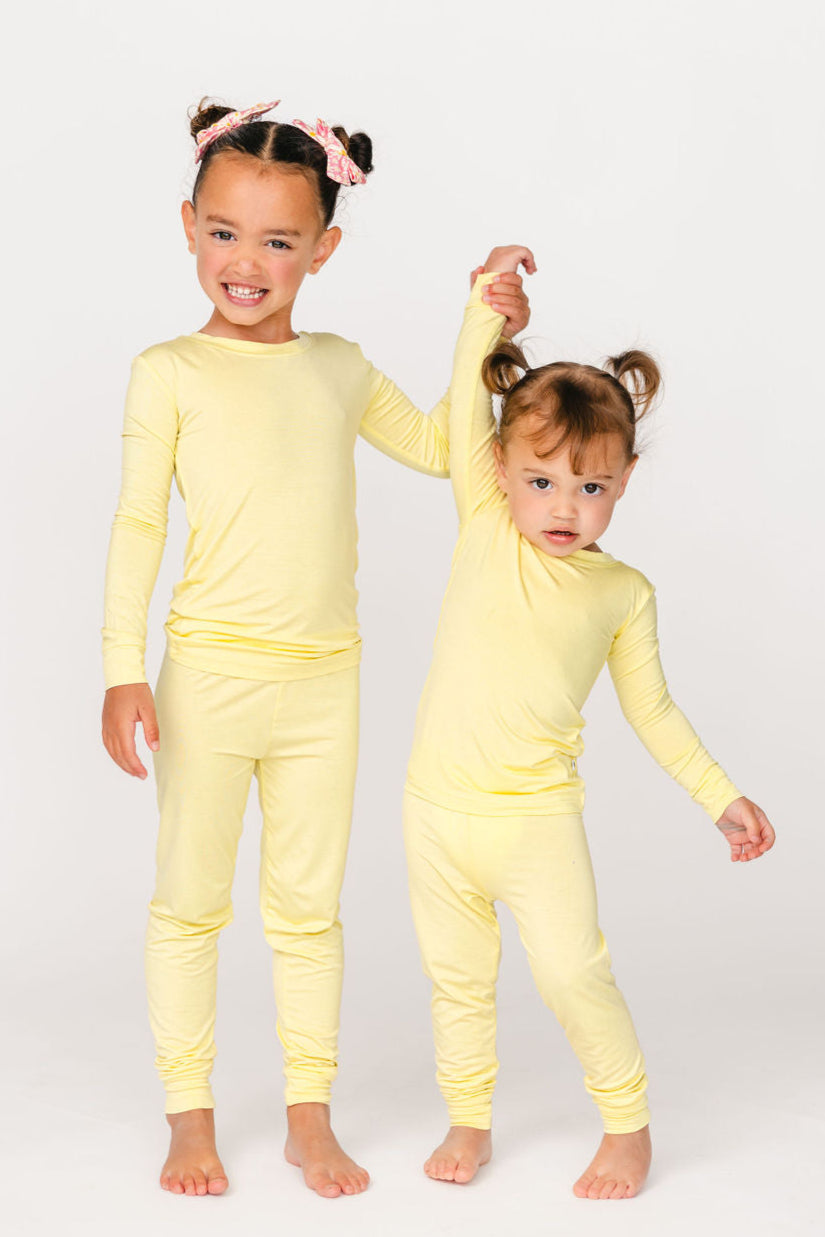 Kids Lemon Two-Piece Set | Tiny Talulah | FINAL SALE – Shop Talulah