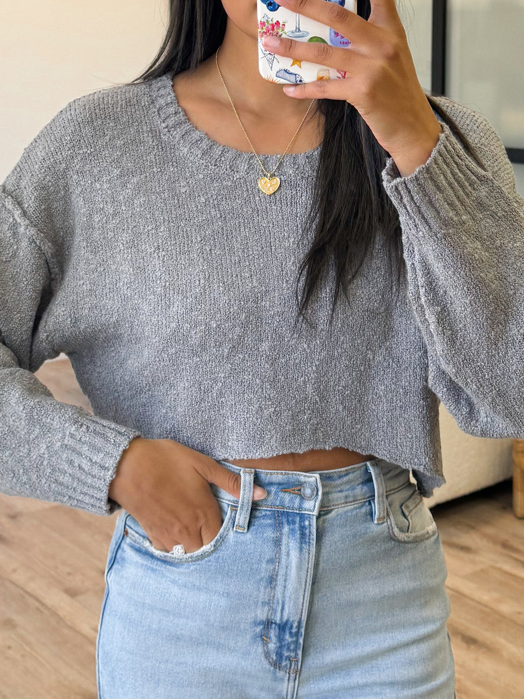 Darla Textured Sweater | Grey | FINAL SALE – Shop Talulah