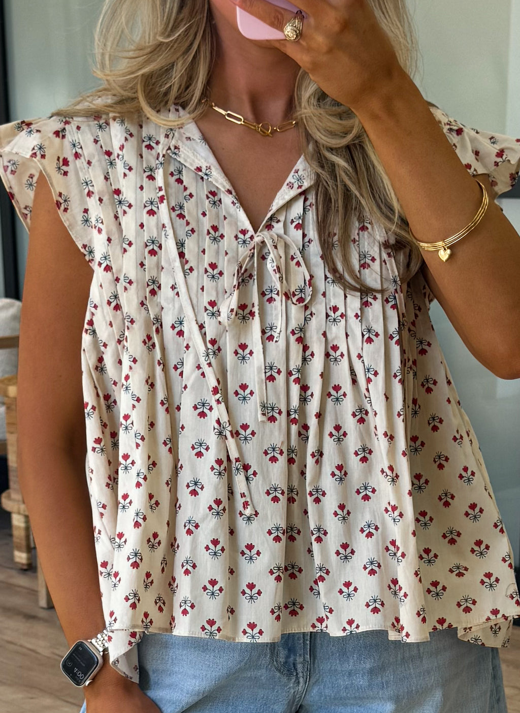 First Impression Flutter Top | Ivory | +Plus Available | FINAL SALE ...