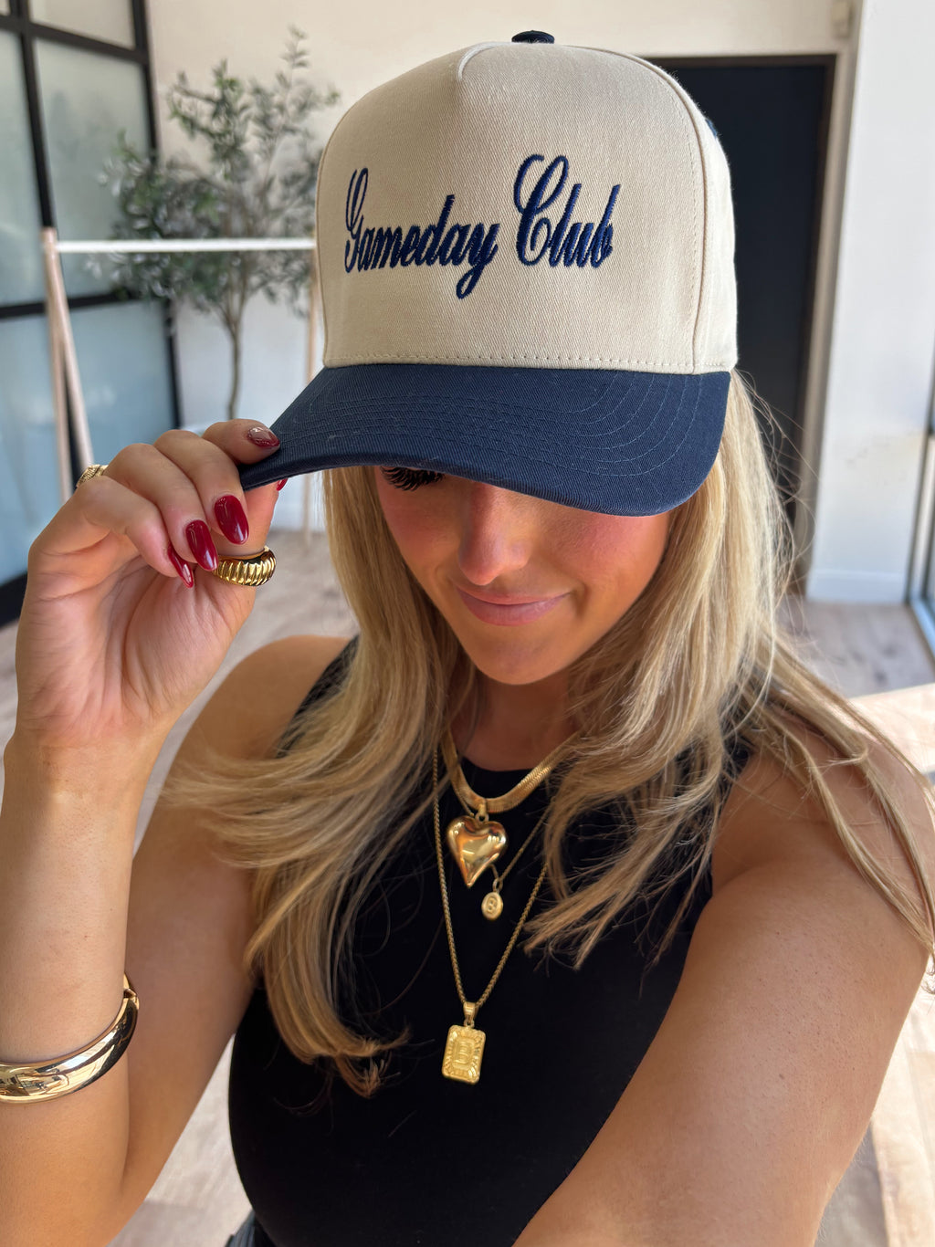Canvas Cap | "Gameday Club" | 3 Colors Available – Shop Talulah
